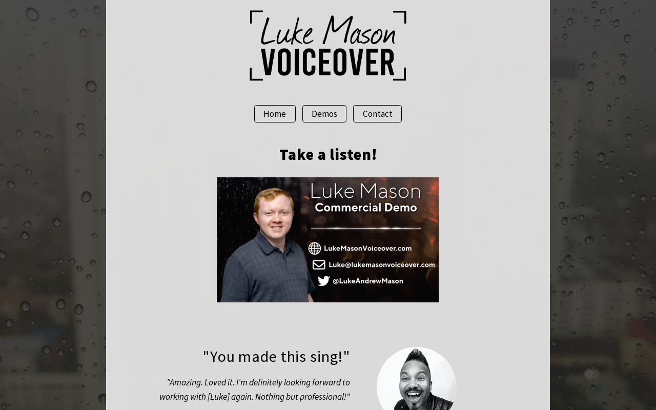 Luke Mason Voiceover